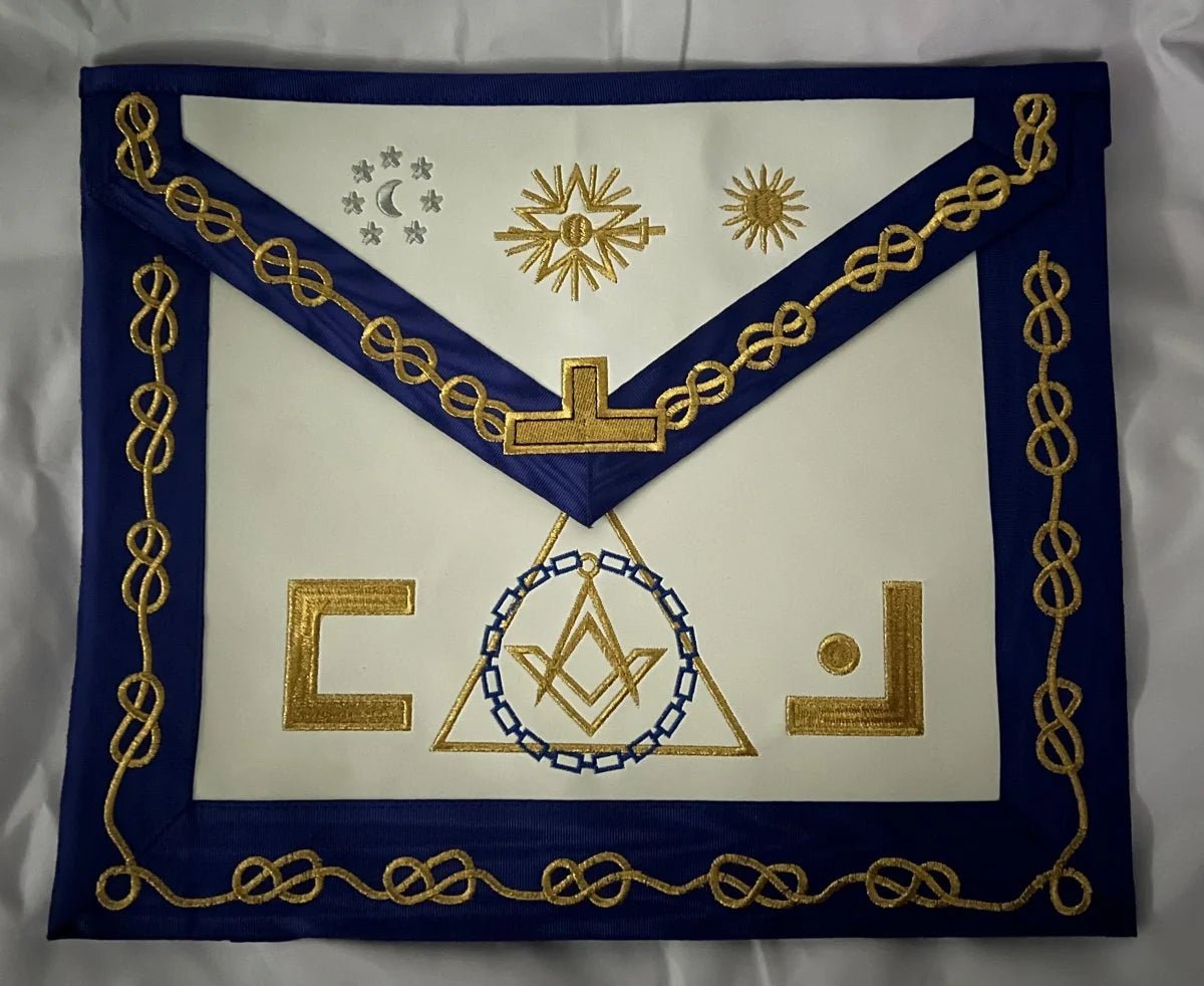 Installed/Past Master Apron. Operative Rite of Solomon – Luxe Regalia